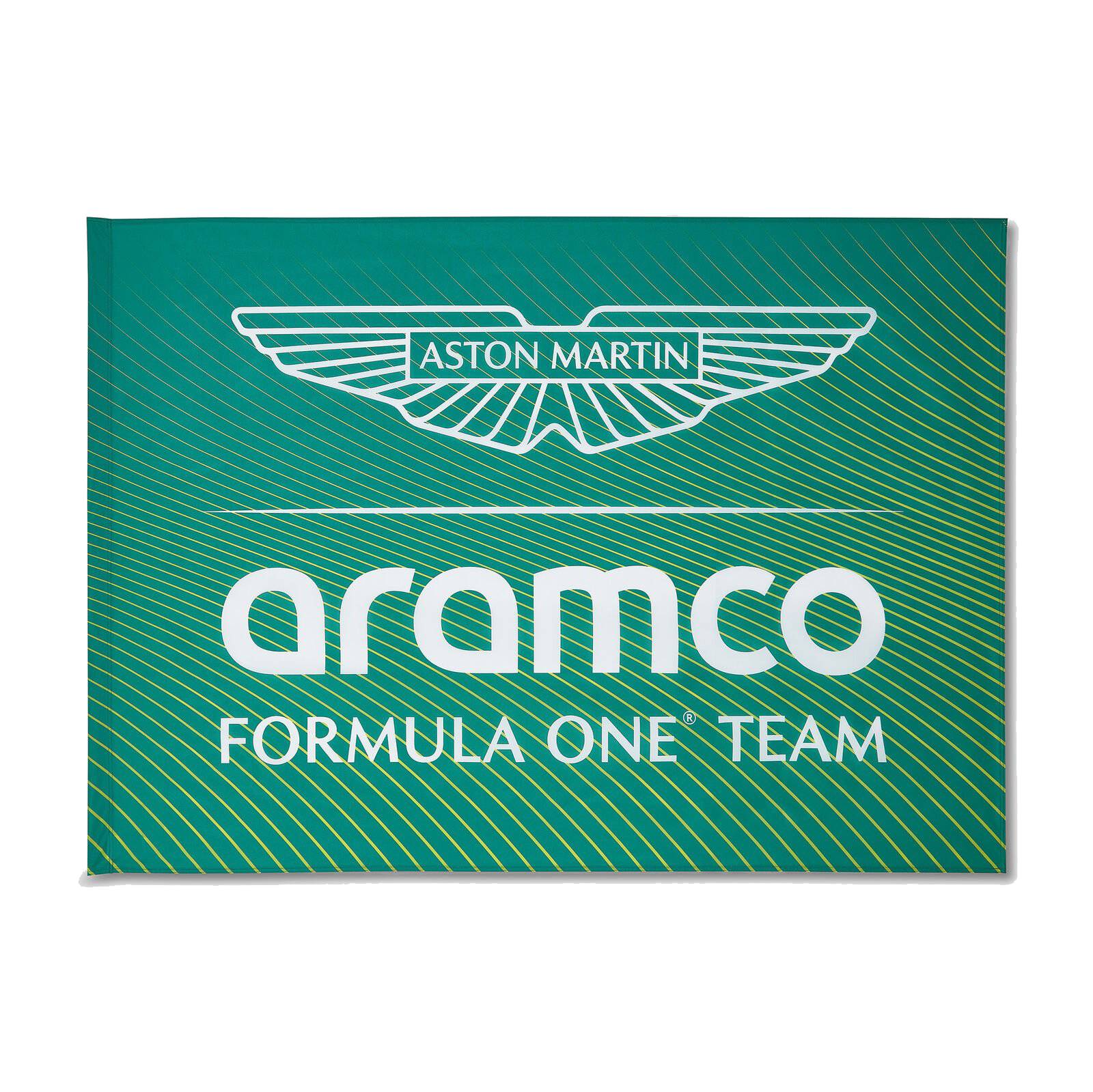 Aston Martin Racing Logo Fahne - grün