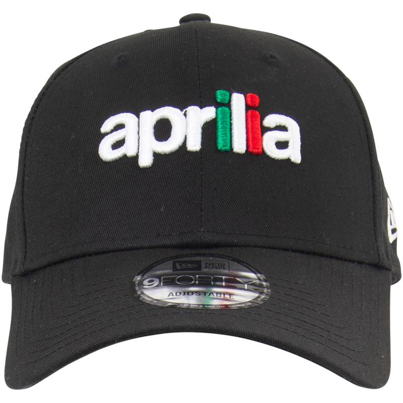 Aprilia Cap 9FORTY Essential in schwarz mit Logo-Stick
