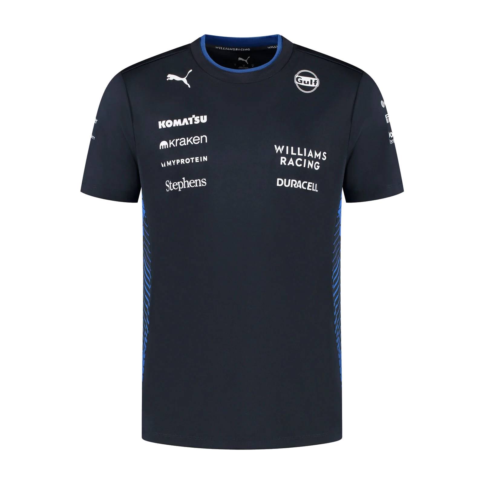 Williams F1 Puma Team T-Shirt 2025 in blau