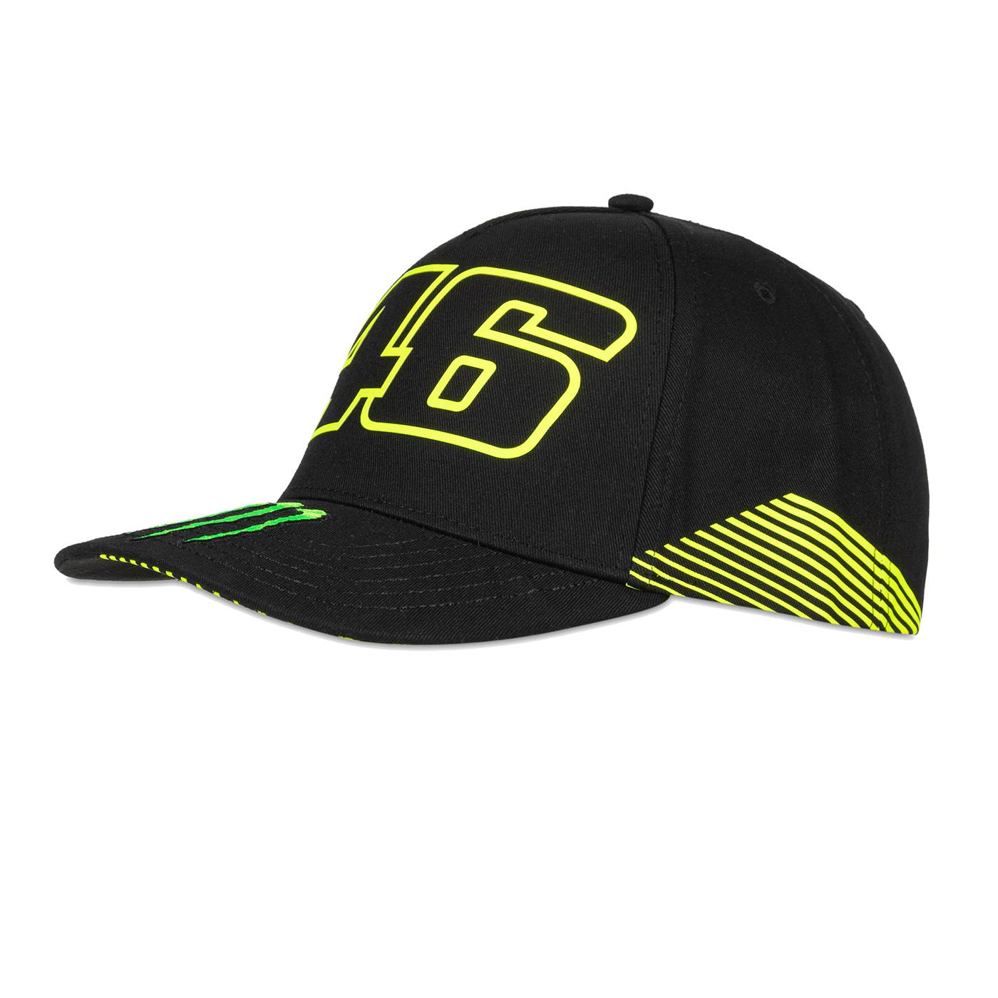 Valentino Rossi VR46 Monster Energy Cap "46" in schwarz